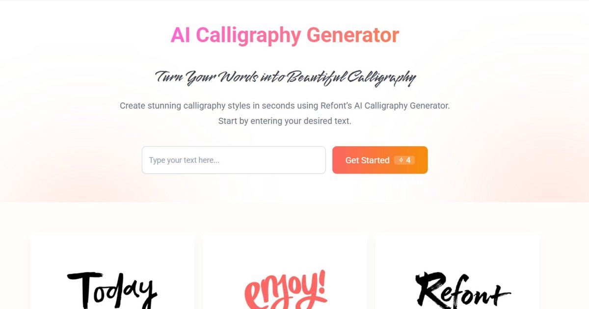 From Scratch to Signature: How to Use a Calligraphy Font Generator to ...